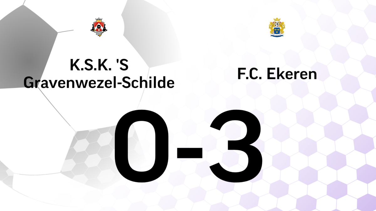 Olongo Ekila maakt twee goals voor FC Ekeren in wedstrijd tegen 's-Gravenwezel-Schilde | GVA